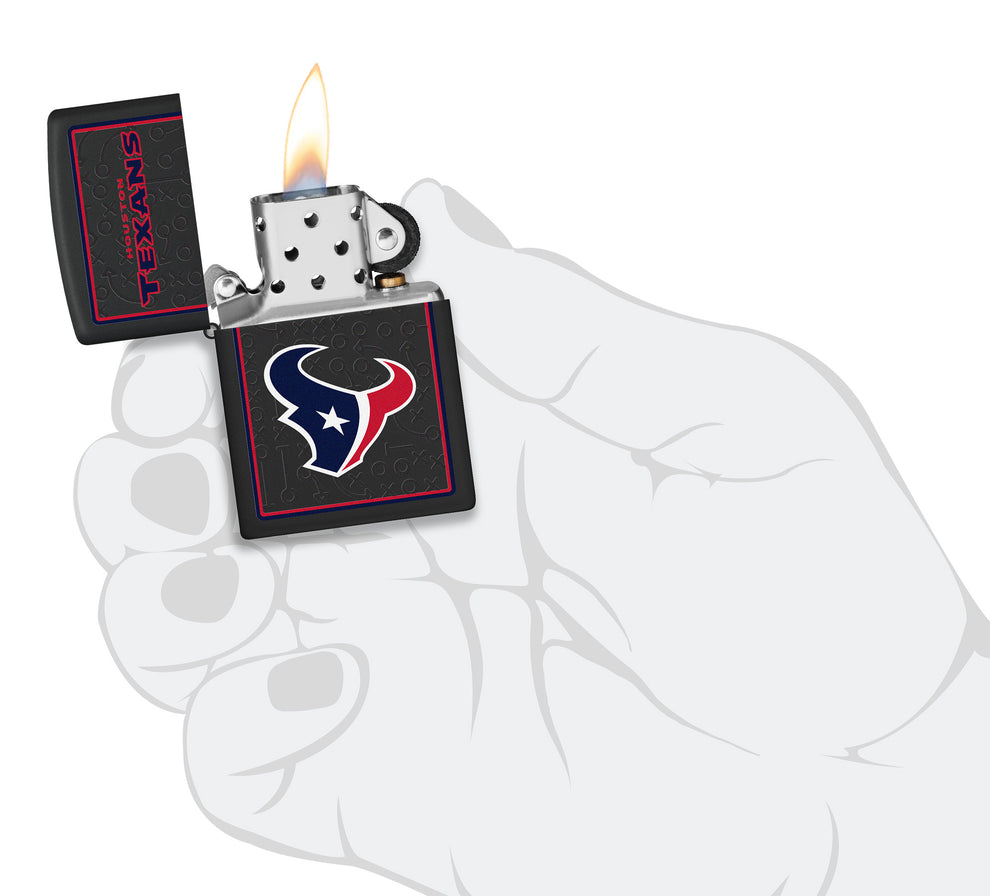 Zippo NFL Houston Texans White Matte Windproof Lighter – Zippo USA