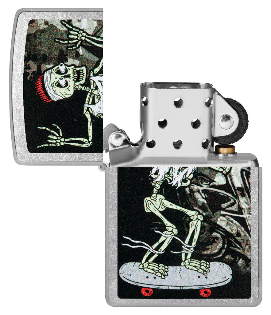 Zippo Skateboard Street Chrome Windproof Lighter | Zippo USA