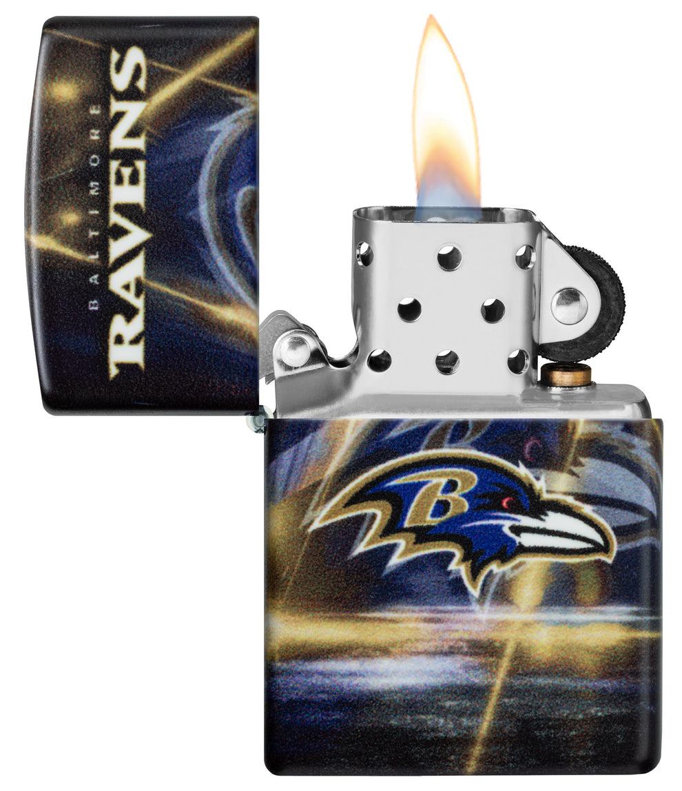Zippo NFL Baltimore Ravens 540 Matte Windproof Lighter – Zippo USA