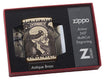 Zippo Armor 360-degree Antique Brass Steampunk Lighter – Zippo USA