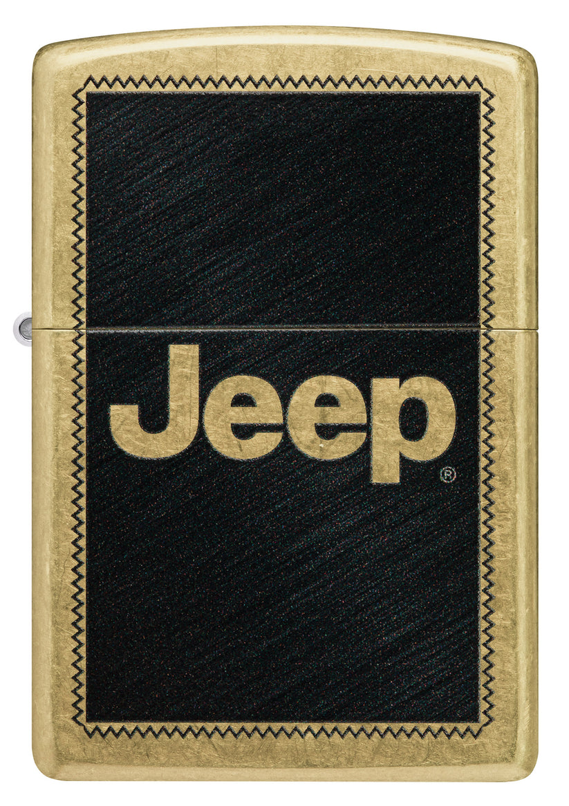 Zippo Jeep Stamp Design Regular Street Brass Windproof Lighter – Zippo USA