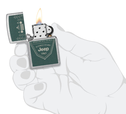 Zippo Jeep Street Chrome Windproof Lighter – Zippo USA
