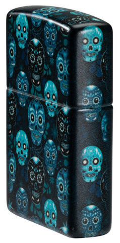 Zippo Sugar Skulls Design Glow in the Dark Matte Windproof Lighter | Zippo USA