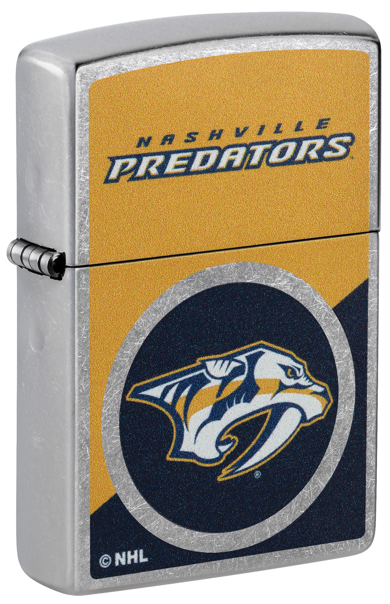 Zippo NHL® Nashville Predators® Street Chrome™ Windproof Lighter ...