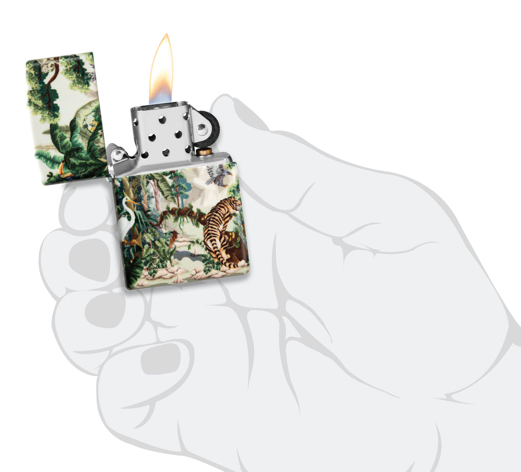 Zippo Jungle Design 540 Matte Windproof Lighter | Zippo USA