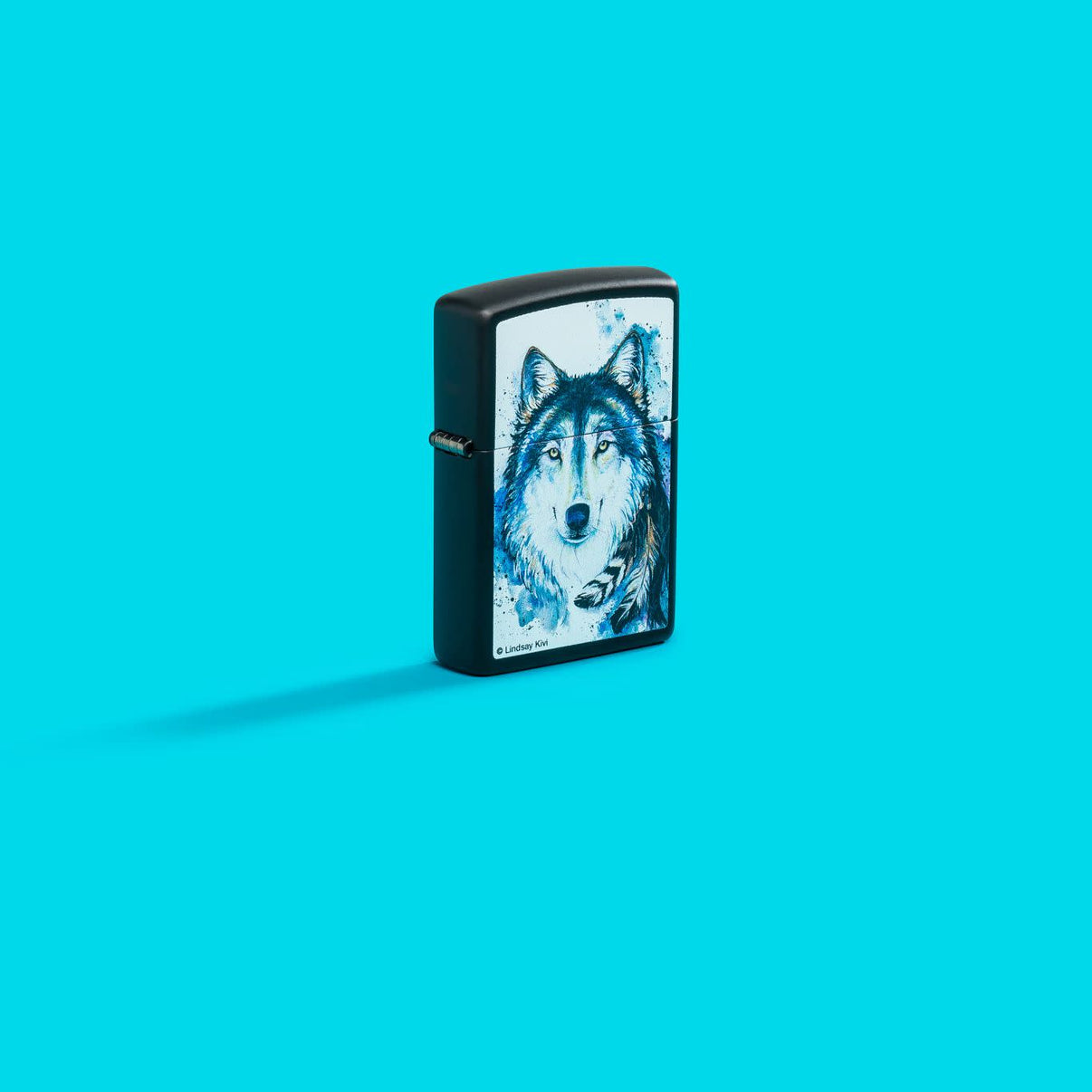 Zippo Lindsay Kivi Black Matte Windproof Lighter – Zippo USA
