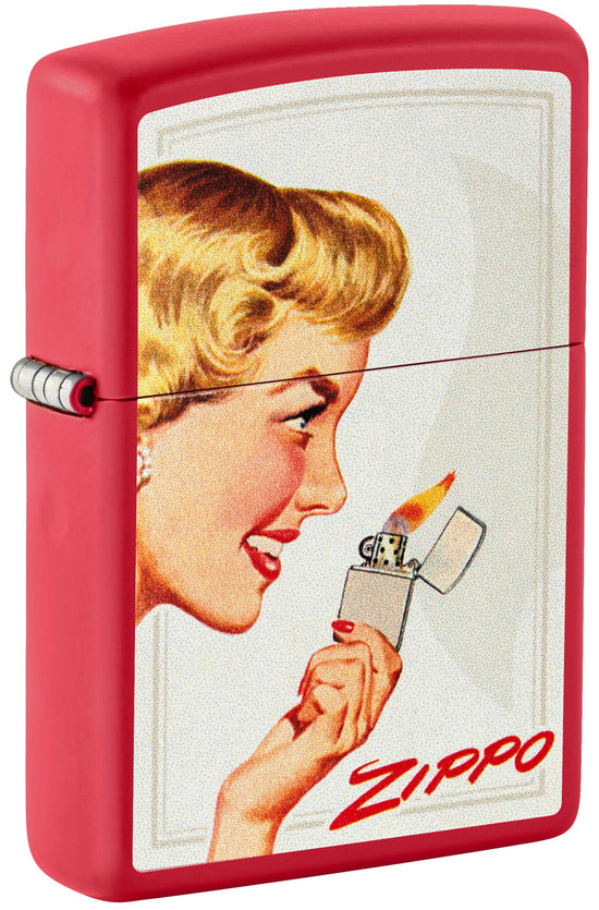 Zippo Vintage Ad Lighter Set Matte Windproof Lighters – Zippo USA
