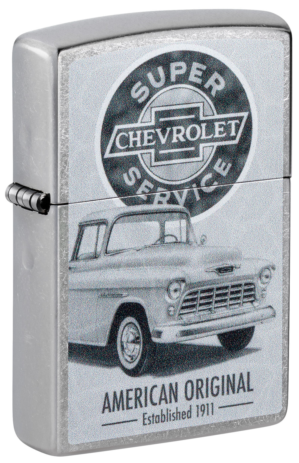 Zippo Chevrolett Street Chrome Windproof Lighter – Zippo USA