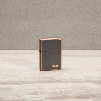 Classic Rustic Bronze Zippo Logo Windproof Lighter – Zippo USA