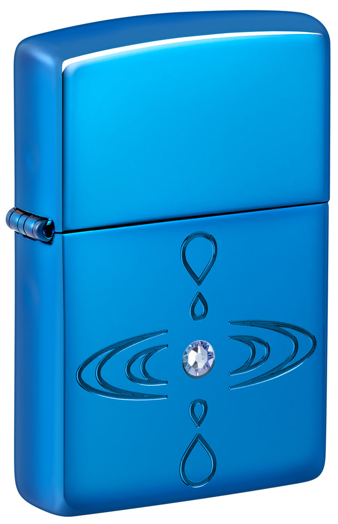 Zippo Simple Design Armor High Polish Blue Windproof Lighter | Zippo USA