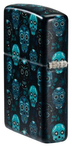 Zippo Sugar Skulls Design Glow in the Dark Matte Windproof Lighter | Zippo USA