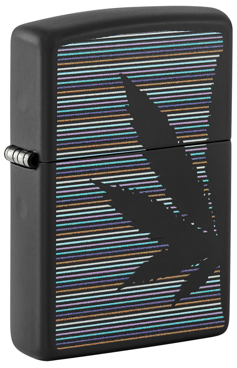 Zippo Cannabis Design Black Matte Windproof Lighter – Zippo USA