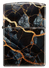 Zippo Fusion Marble Design 540 Tumbled Chrome Windproof Lighter – Zippo USA