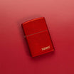 Classic Metallic Red Zippo Logo Windproof Lighter – Zippo USA