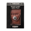 Brown & Black Lighter Pouch with Loop | Zippo USA