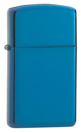 Slim® High Polish Blue Windproof Lighter – Zippo USA