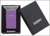 High Polish Purple Slim Windproof Lighter – Zippo USA