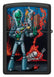 Zippo Alien Attack Design Black Matte Pocket Lighter – Zippo USA