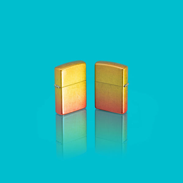 Zippo Ombre Orange Yellow 540 Fusion Windproof Lighter – Zippo USA