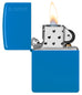 Zippo Sky Blue Matte Zippo Logo Classic Windproof Lighter – Zippo USA