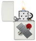 Taped Flint Dispenser Design White Matte Windproof Lighter – Zippo USA