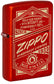 Zippo It Works Design Metallic Red Windproof Lighter – Zippo USA