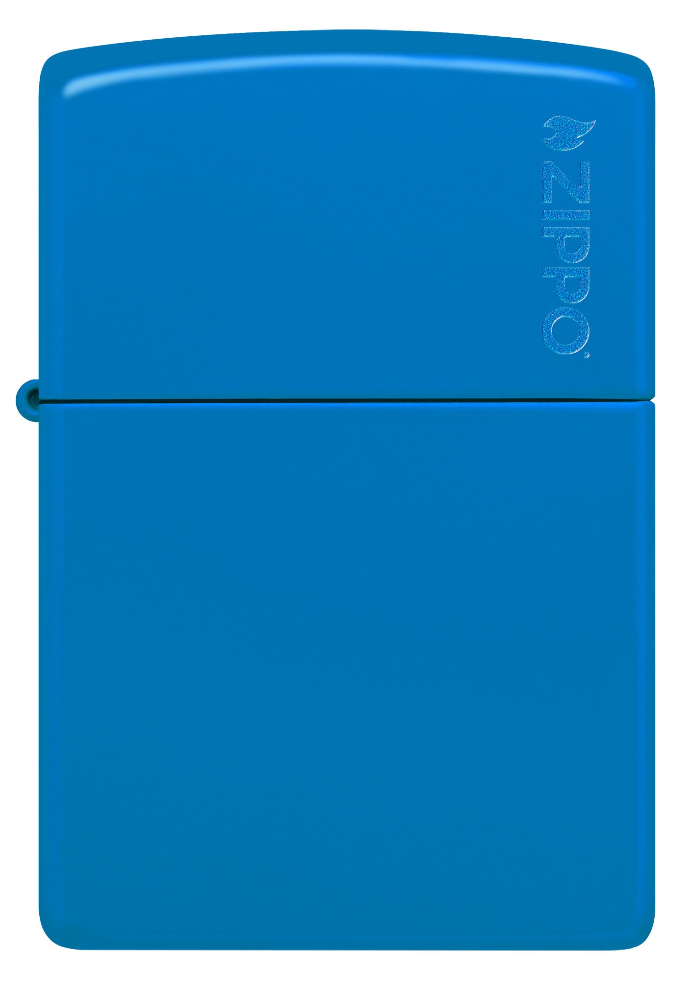 Zippo Sky Blue Matte Zippo Logo Classic Windproof Lighter – Zippo USA