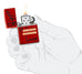 Zippo Red Box Top Design Metallic Red Windproof Lighter – Zippo USA